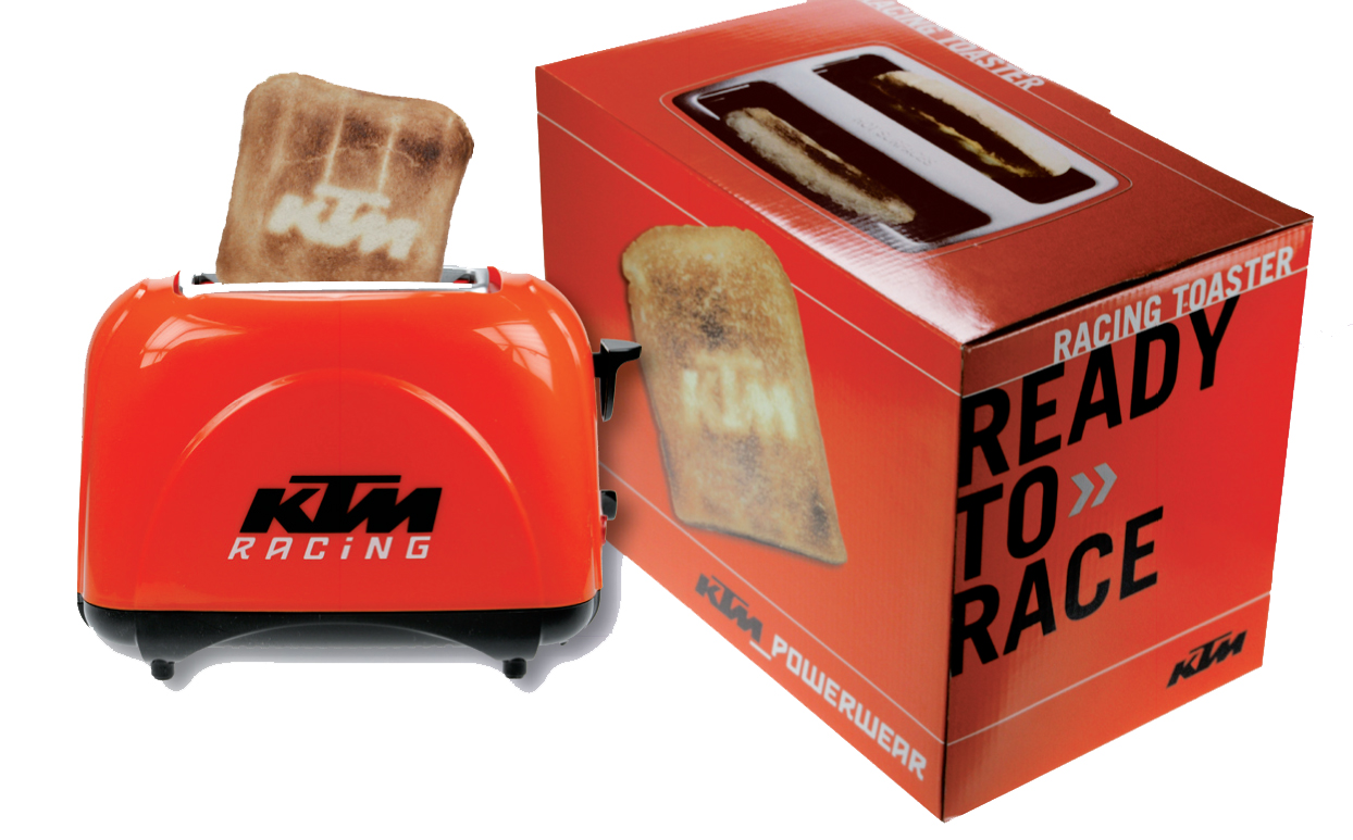 Der Logo-Toaster mit individuellem Röstlogo auf ihren Frühstücks-Toast ...