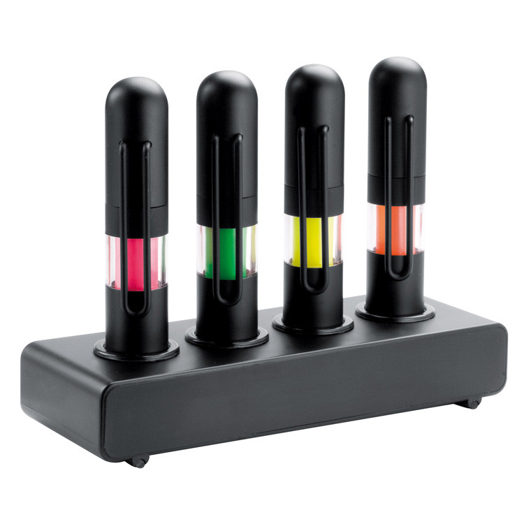 Textmarker mit Ständer aus Metall für Ihr Büro als Werbemittel | Lerche