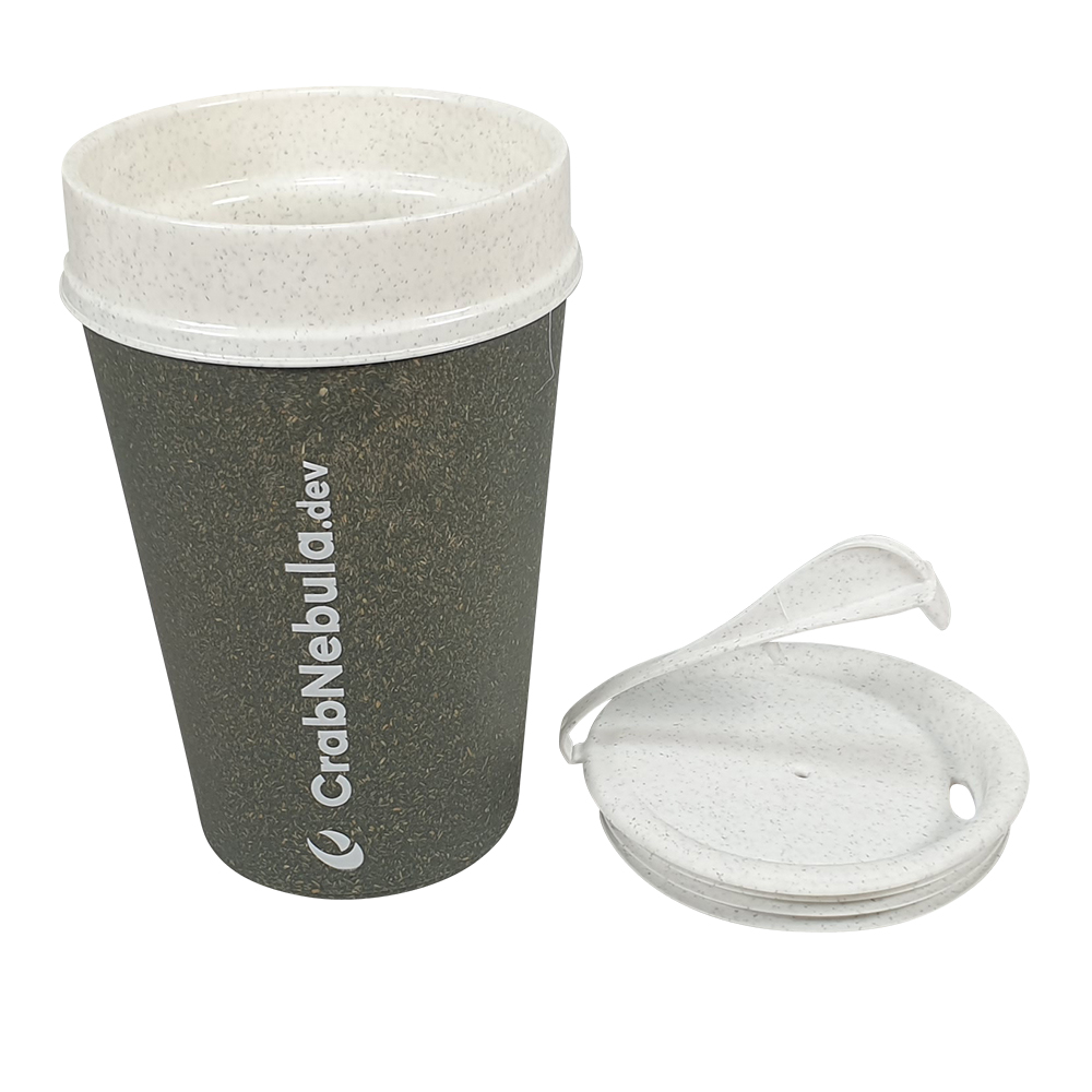 Thermobecher ISO TO GO aus bio-zirkulärem Rohstoff Kunststoff mit ...