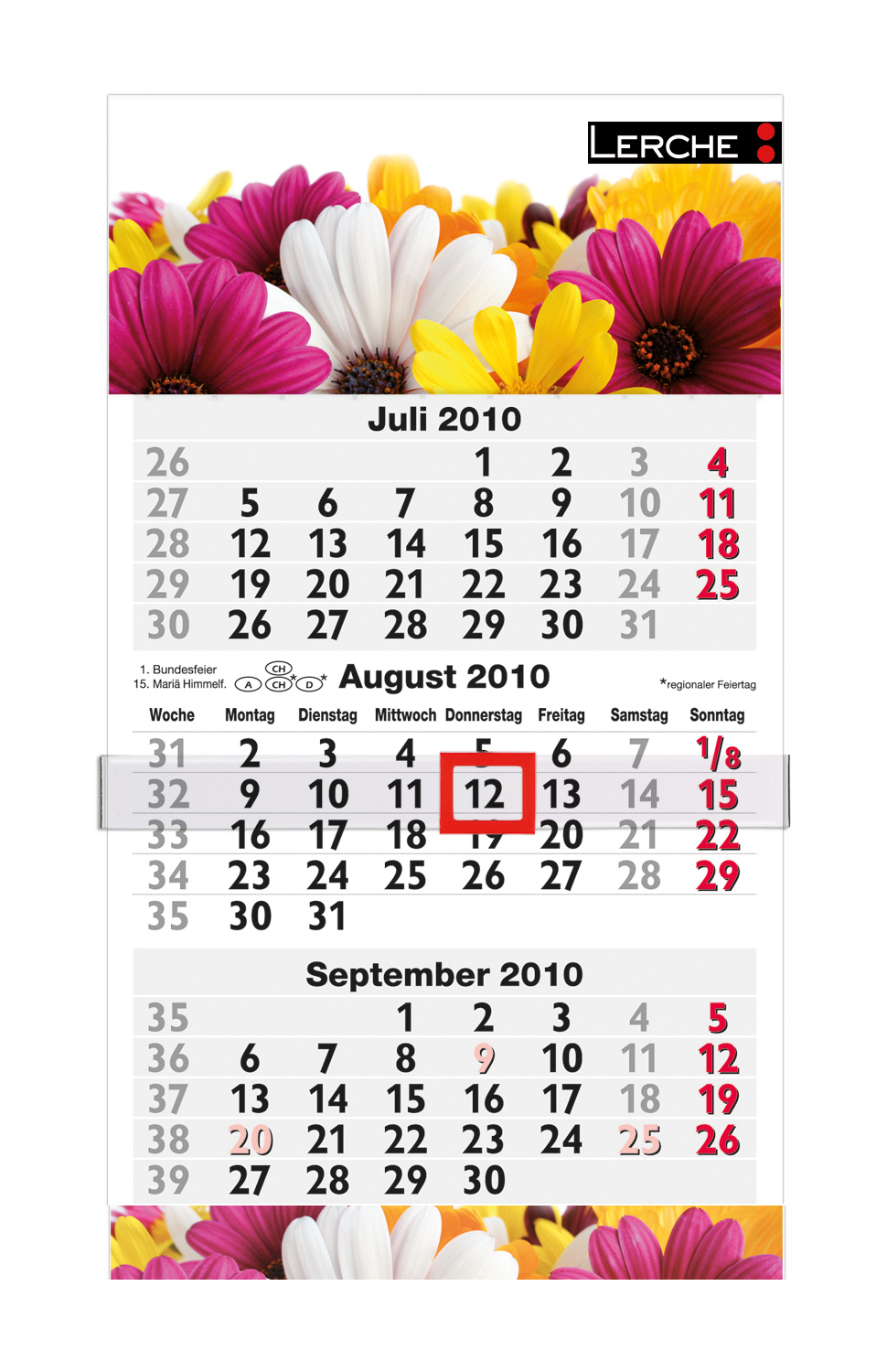 3-Monats-Kalender Mini | Lerche