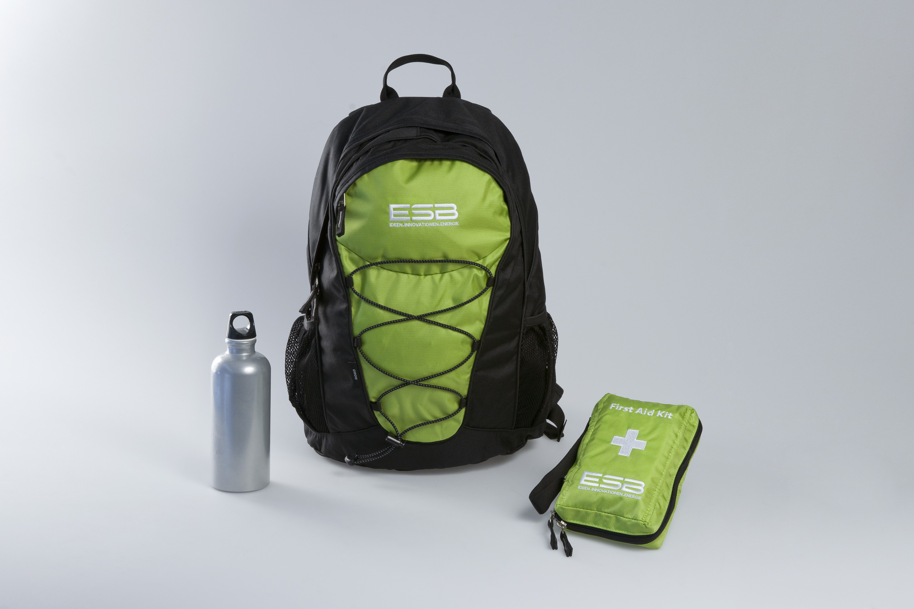 Werbeträger Deuter Rucksack und First Aid Kit mit Logo-Stick | Lerche
